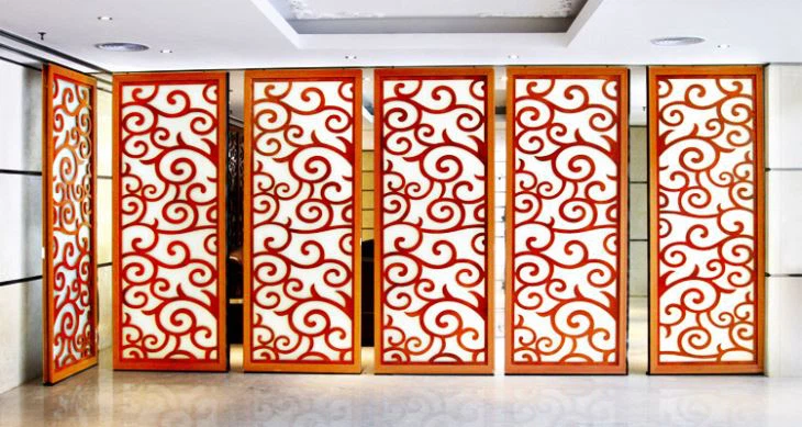 Super High Electrical Sliding Folding Partition Wall Ultrahigh Heavy ...